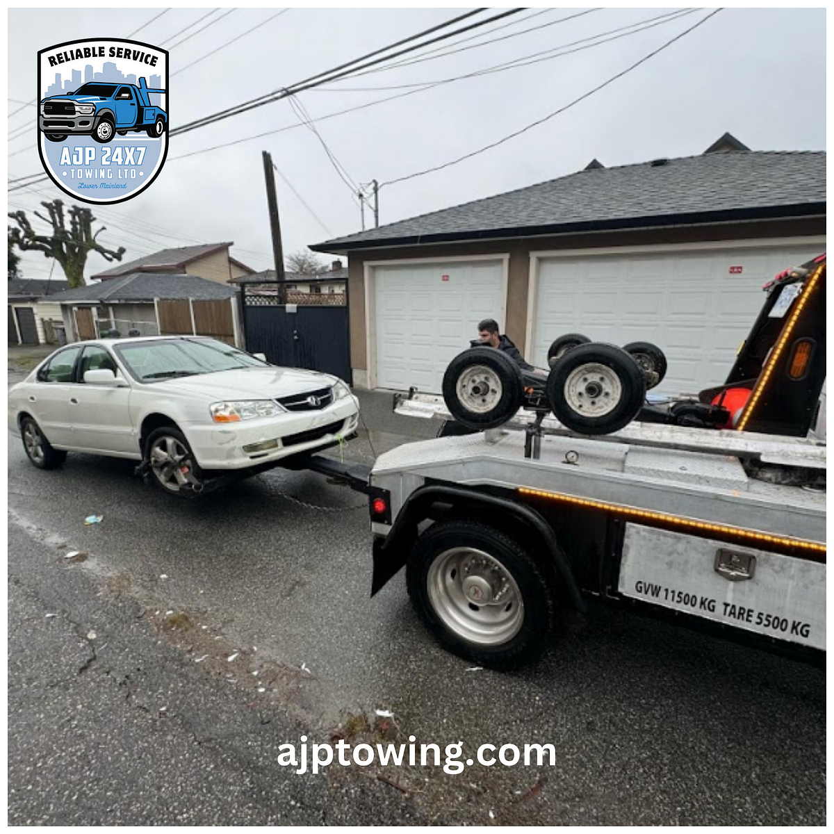 Flatbed Towing services in Surrey: AJP Towing - AJP Towing - Medium