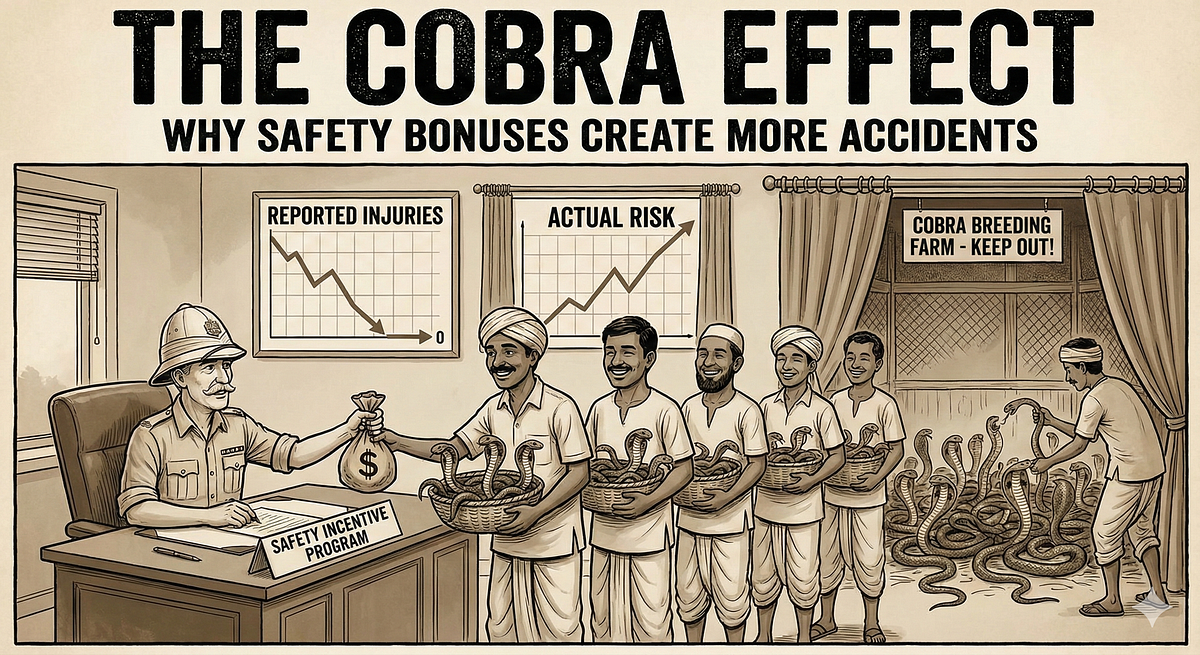 The Cobra Effect: Why Safety Bonuses Create More Accidents | by The ...