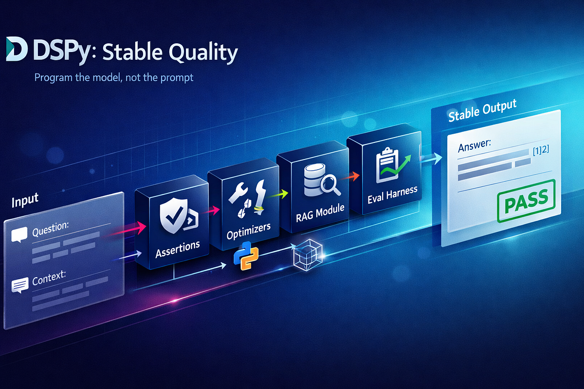 5 DSPy “Program the Model” Tricks for Stable Quality | by Quellin | Medium