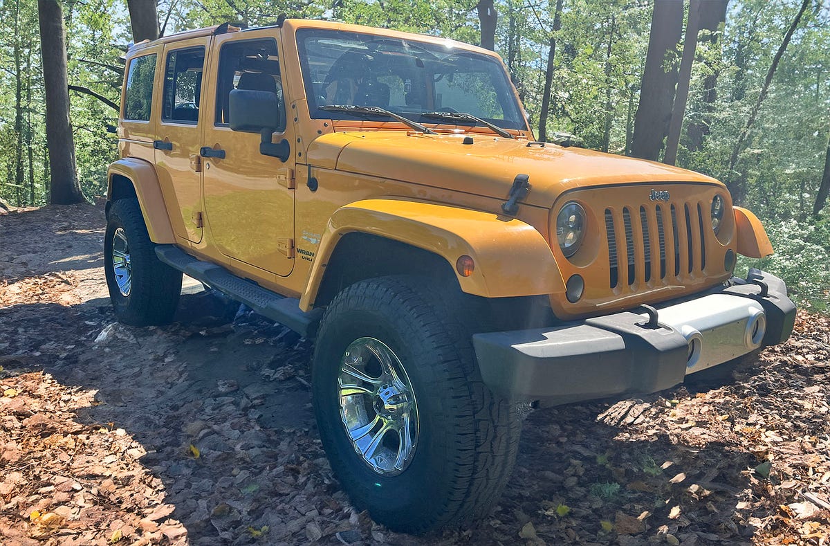 Dozer Yellow Jeep Wrangler Blues | Bouncin’ and Behaving Blogs TOO