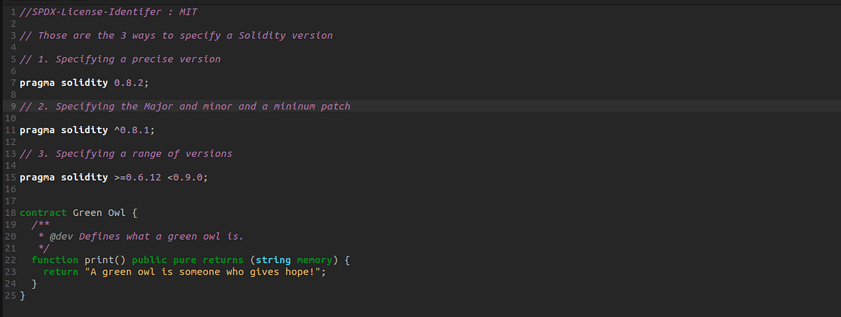 Understanding the second line of Solidity code | by Green Owl | CoinsBench