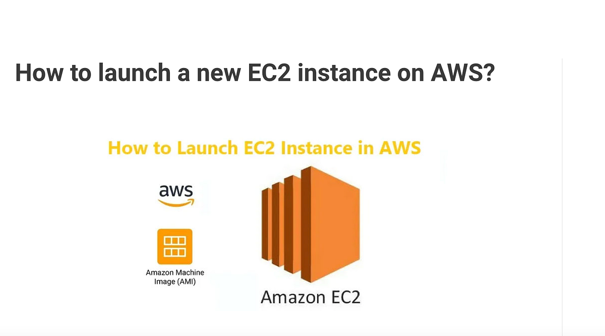 How To Create An EC2 instance. In this project we’re going to create… | by Sante Williams | Medium