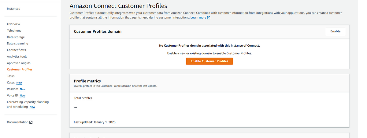 Introduction — Amazon Connect Customer Profiles | by SARVESH VIRKUD ...