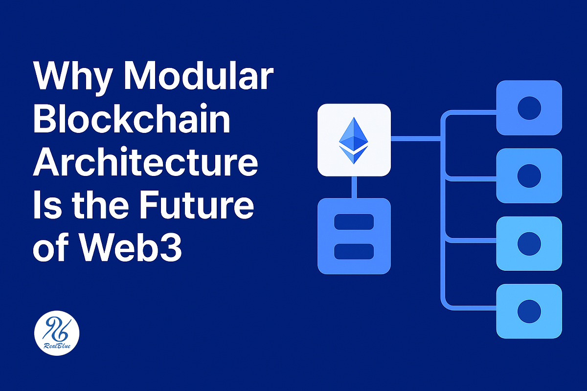 Why Modular Blockchain Architecture Is the Future of Web3 | by ༺RealBlue༻ | Sep, 2025 | Medium
