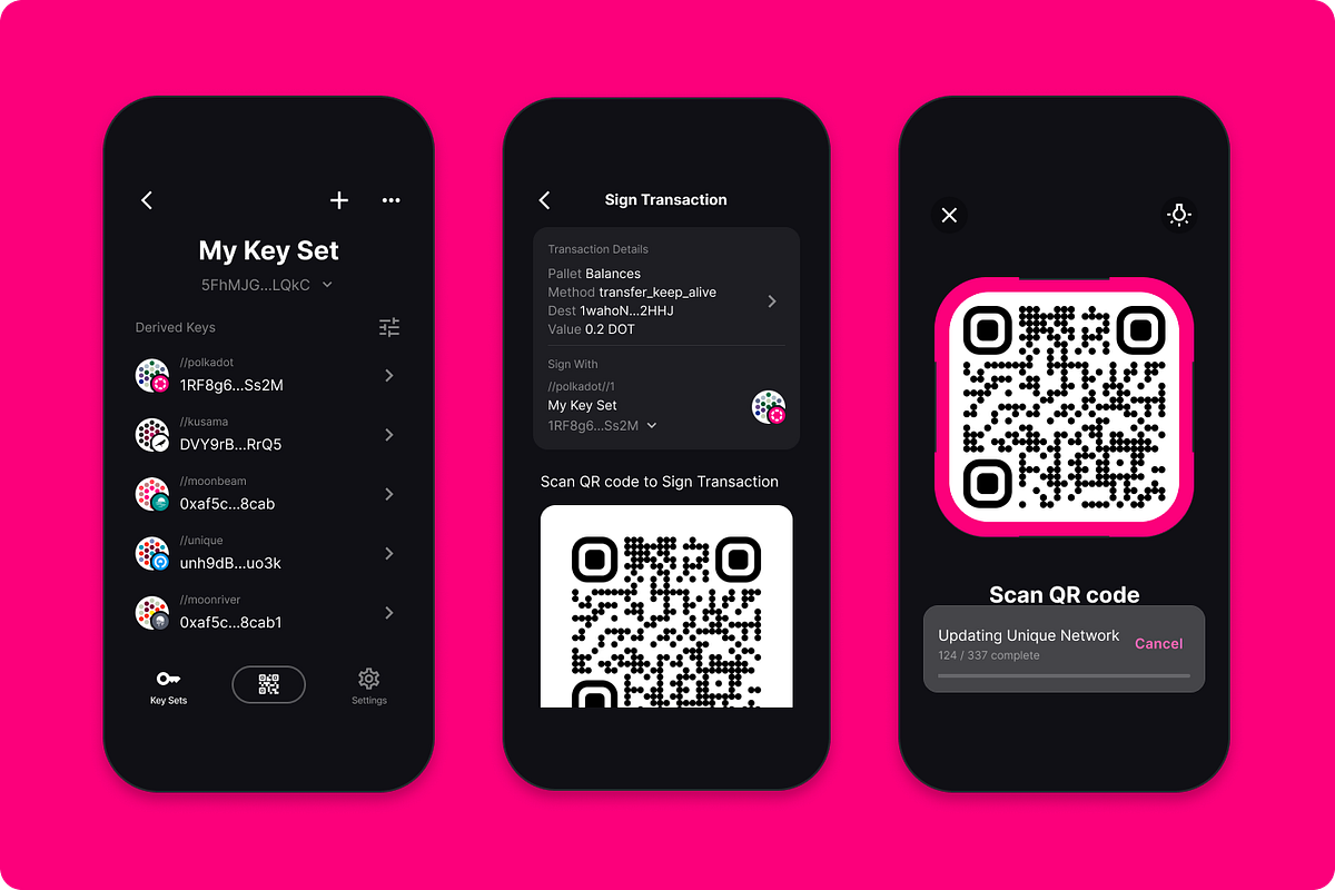 Designing in Web3: The Polkadot Vault Cold Storage Wallet | by Andrey ...