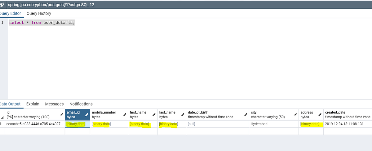 Spring Boot JPA Data Encryption. There will be several use cases to ...