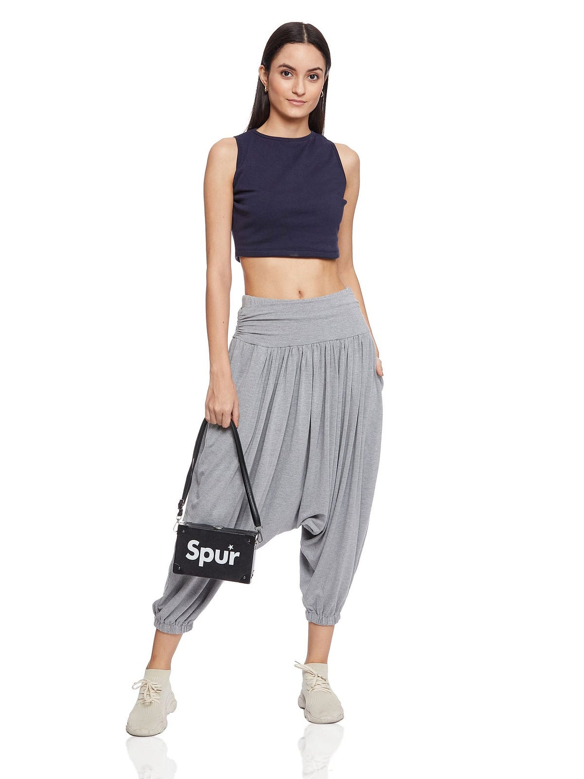 HAREM PANT (HEATHER GREY) — Unmade Harem-style pants are designed for ...