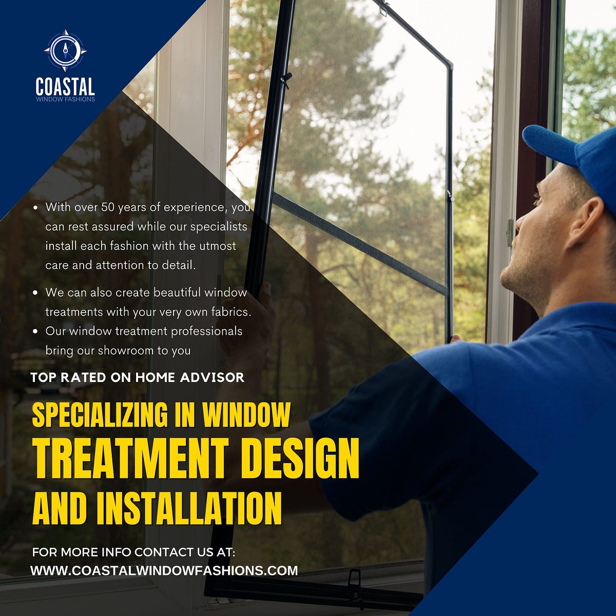 Coastal Window Fashion Custom Window Treatment | by Coastal Windows ...