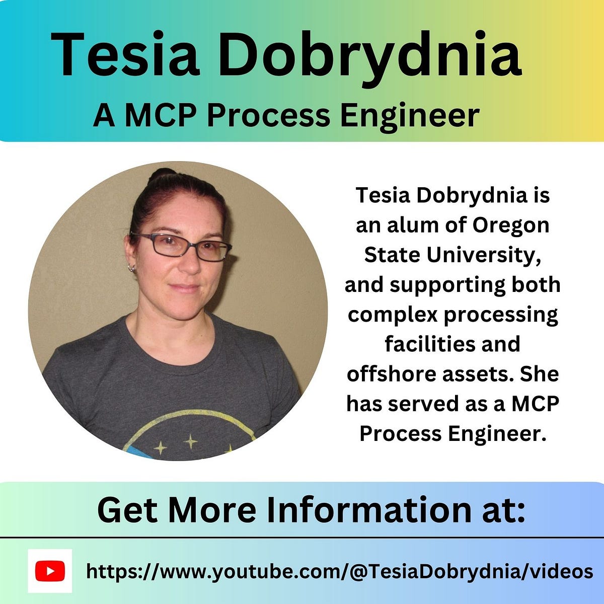 Tesia Dobrydnia — A MCP Process Engineer - Tesia Dobrydnia - Medium