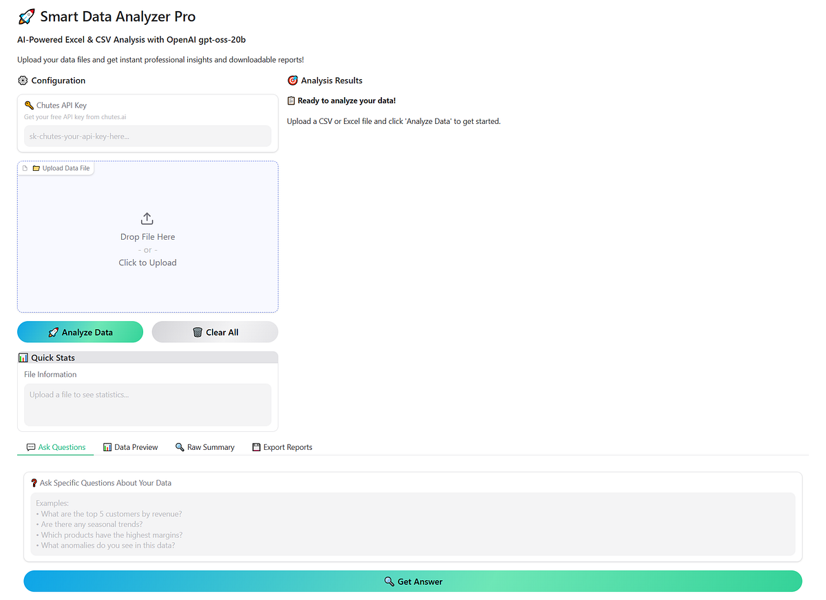 Building a Professional AI-Powered Data Analysis Tool: From CSV to Insights in Seconds | by ...