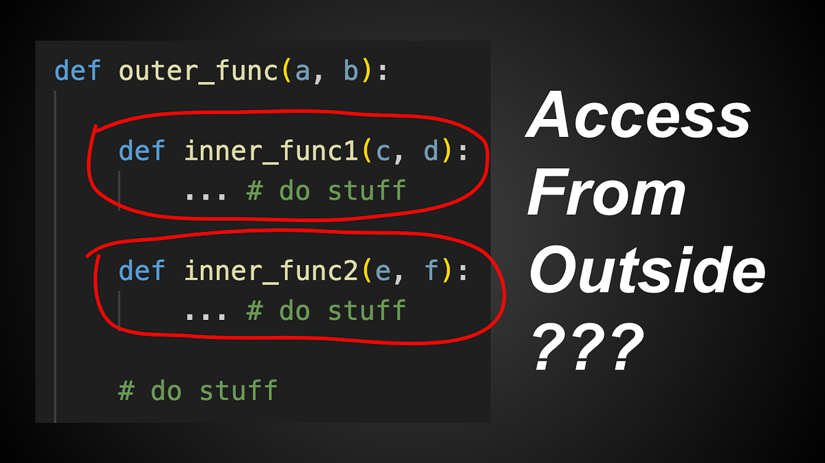 A Whack Way To Access Inner Functions In Python | by Liu Zuo Lin | Level Up Coding