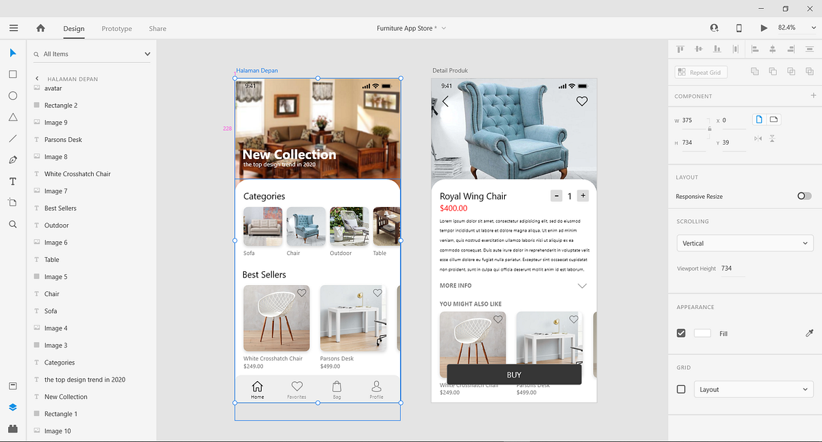 Perancangan UI dan UX melalui Adobe XD | by Rizki Firdaus Mulya | Medium