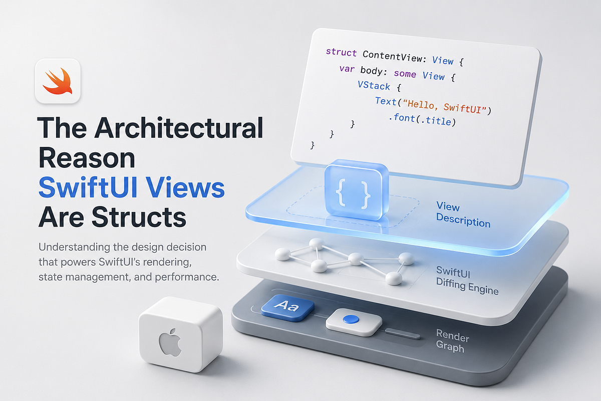The Architectural Reason SwiftUI Views Are Structs | by Shashidhar ...