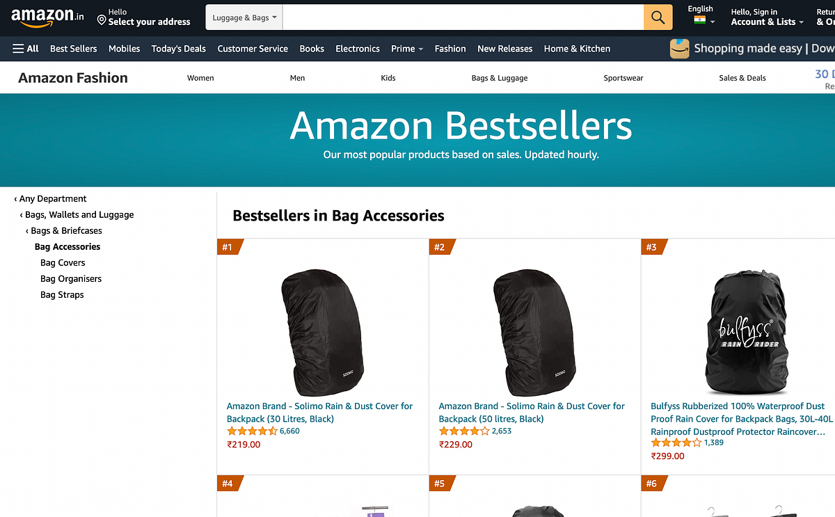 Scraping Amazon’s Best Selling Items using BeautifulSoup | by Ashima Malik Sihag | Medium