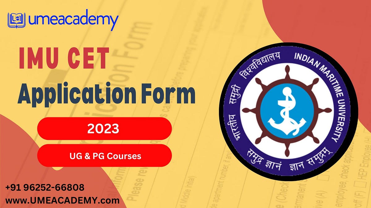 IMU CET Application Form 2023 - Mc Square - Medium IMU CET Application Form 2023 - Mc Square - Medium