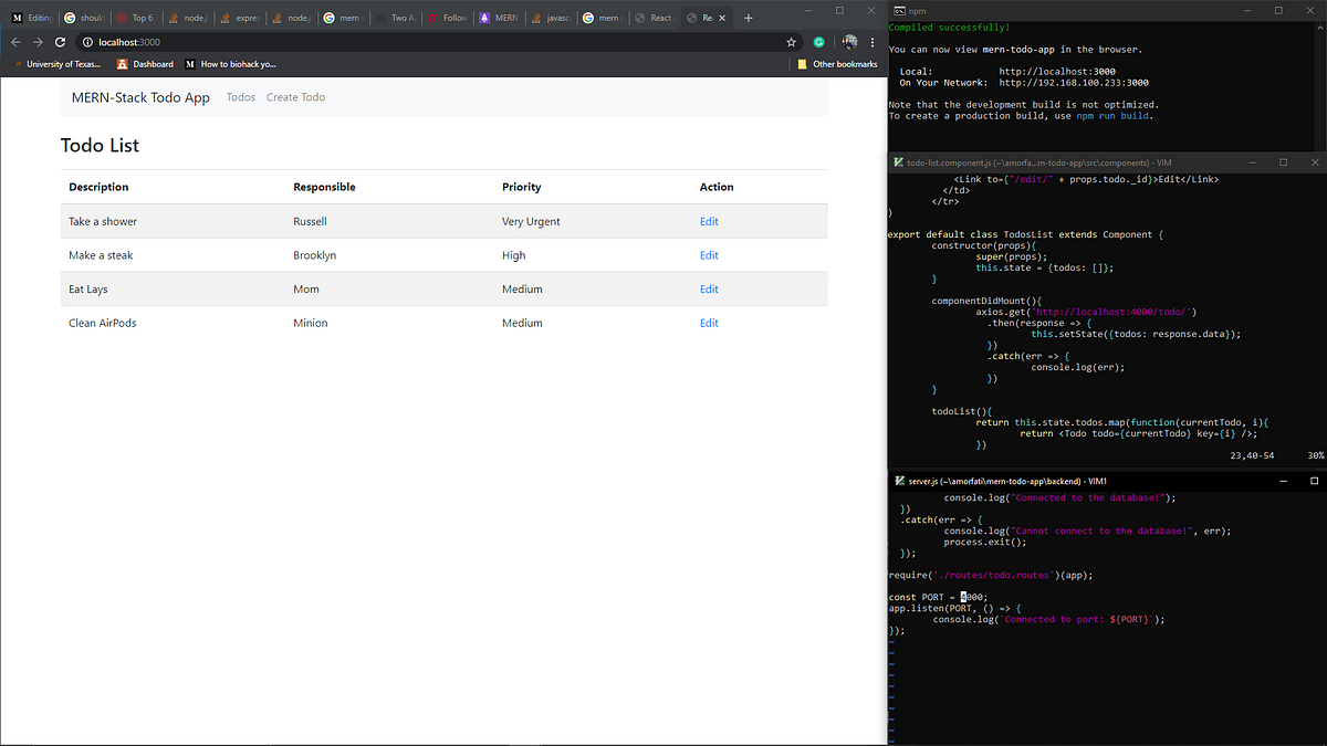 #100DaysOfCode Day 33: Connecting Front-End to Back-End using Axios, An Inquiry on Ports. | by ...
