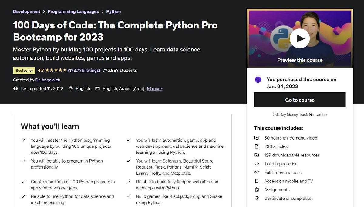 Review Python Class di Udemy. Halo semuanya. Aku mau cerita tentang ...