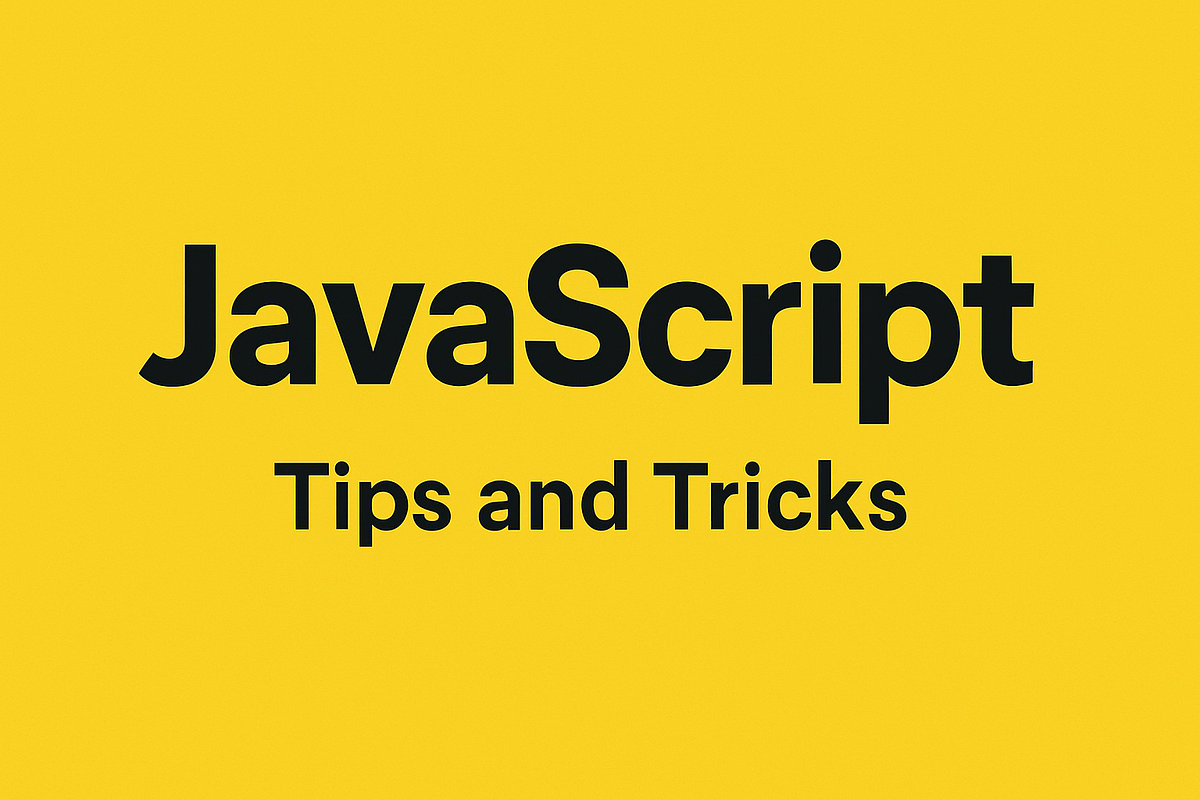🟨 How to Master JavaScript: Tips & Tricks You Must Know | by Nathantheresa | Medium