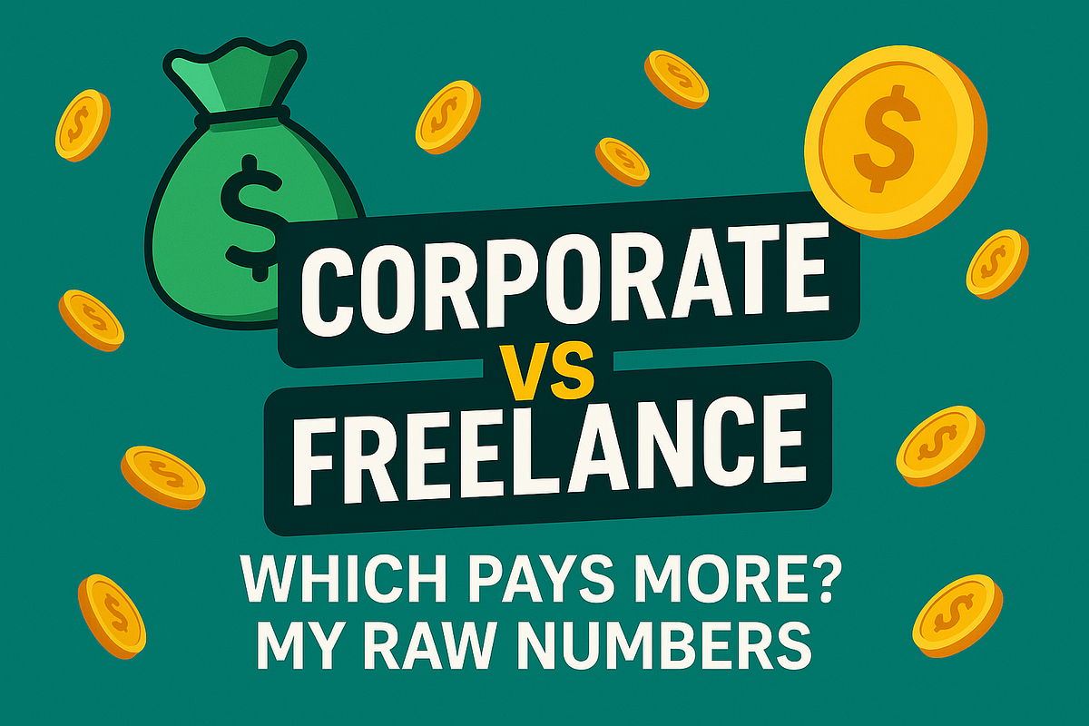 Corporate vs Freelance — Which Pays More? My Raw Numbers | by ...