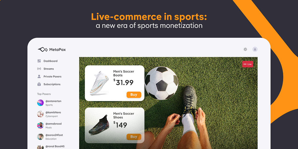 Live-commerce in sports: a new era of sports monetization | by MPAX ...