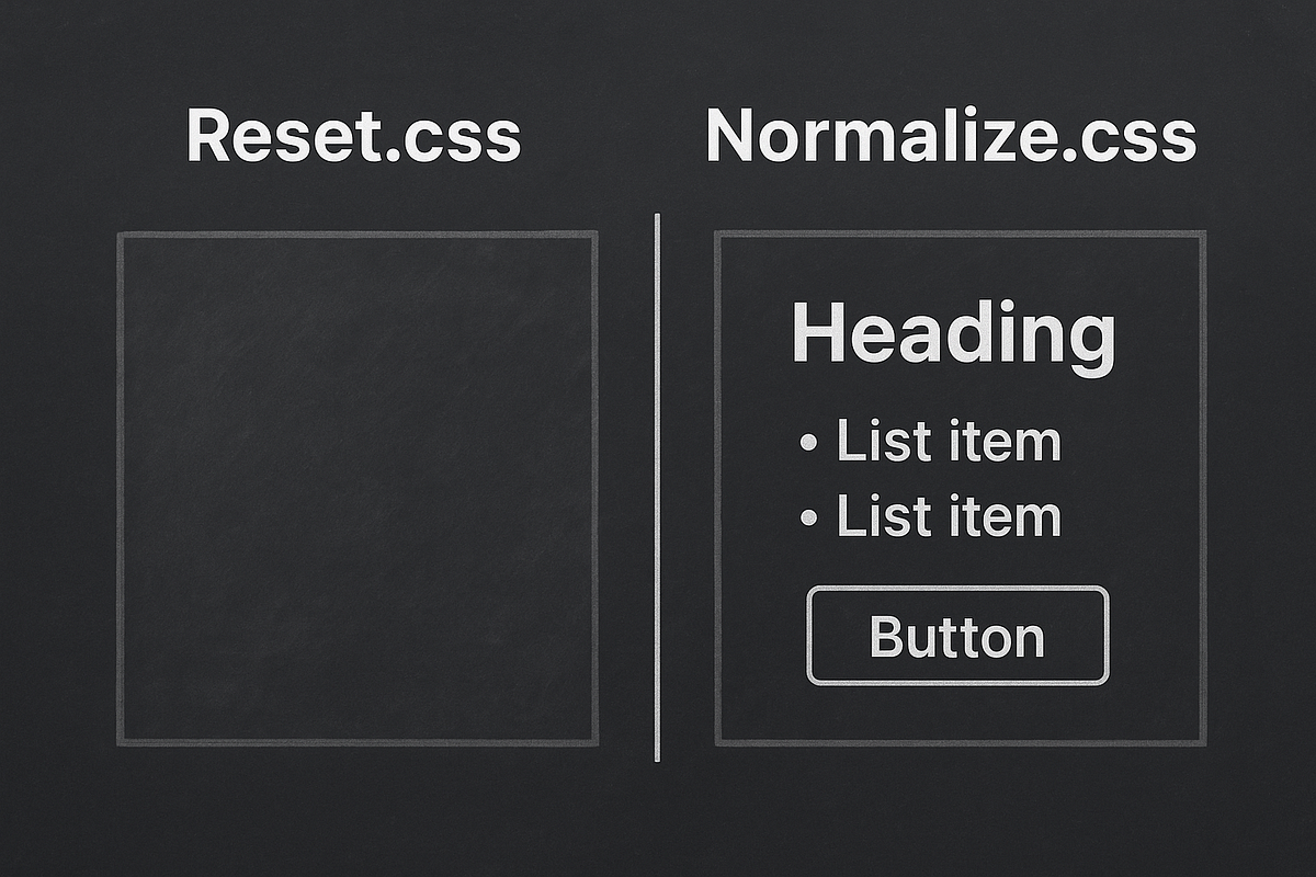 Normalize.css Explained: When You Need It (and When You Don’t) | by Mujeebat Shittu | Aug, 2025 ...
