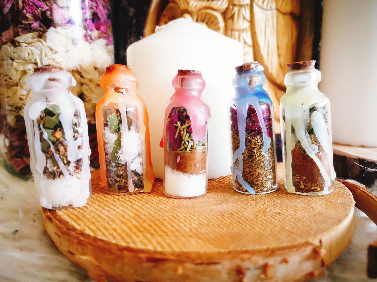 Magic Spell Jar Bottles. I use these little bottles to help me… | by ...
