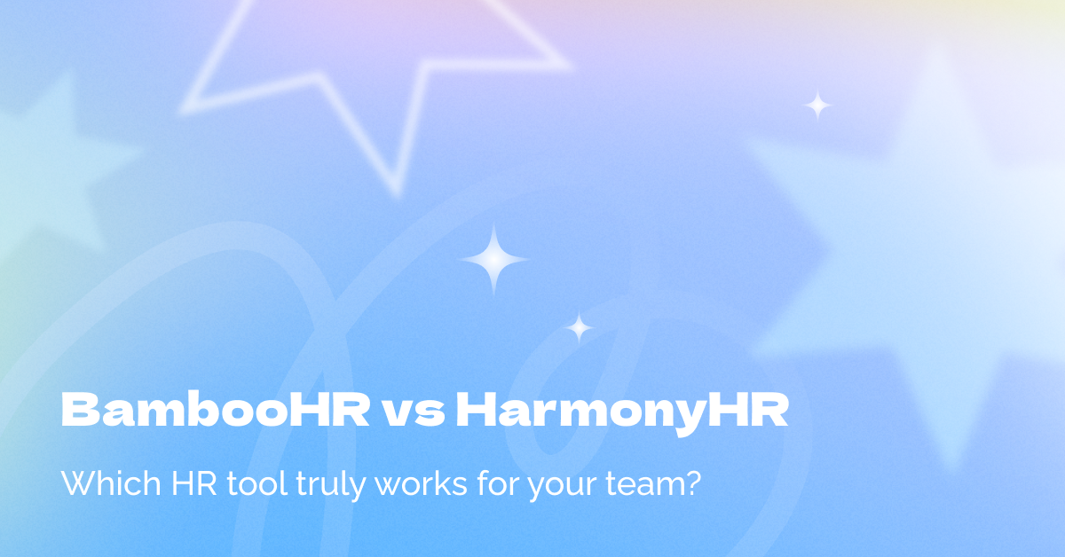 BambooHR vs HarmonyHR (2025): Which HR Software is Better? | by ...