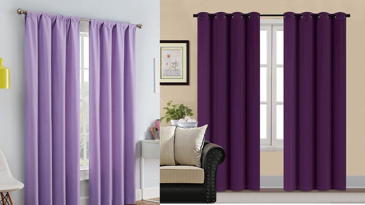 LIGHT PURPLE COLOUR CURTAINS. Introduction | by CurtainSoul | May, 2024 ...