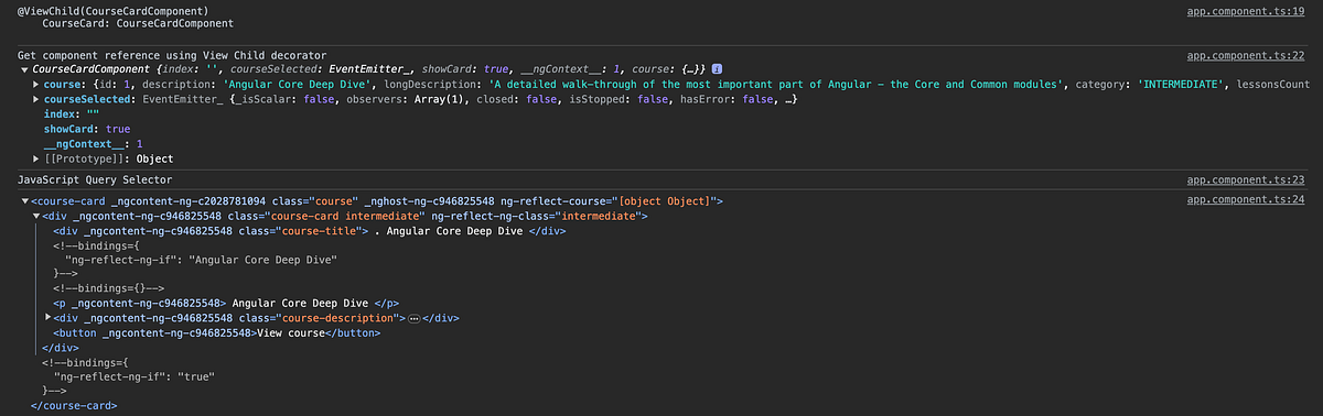 Template querying in Angular using @ViewChild and @ViewChildren ...