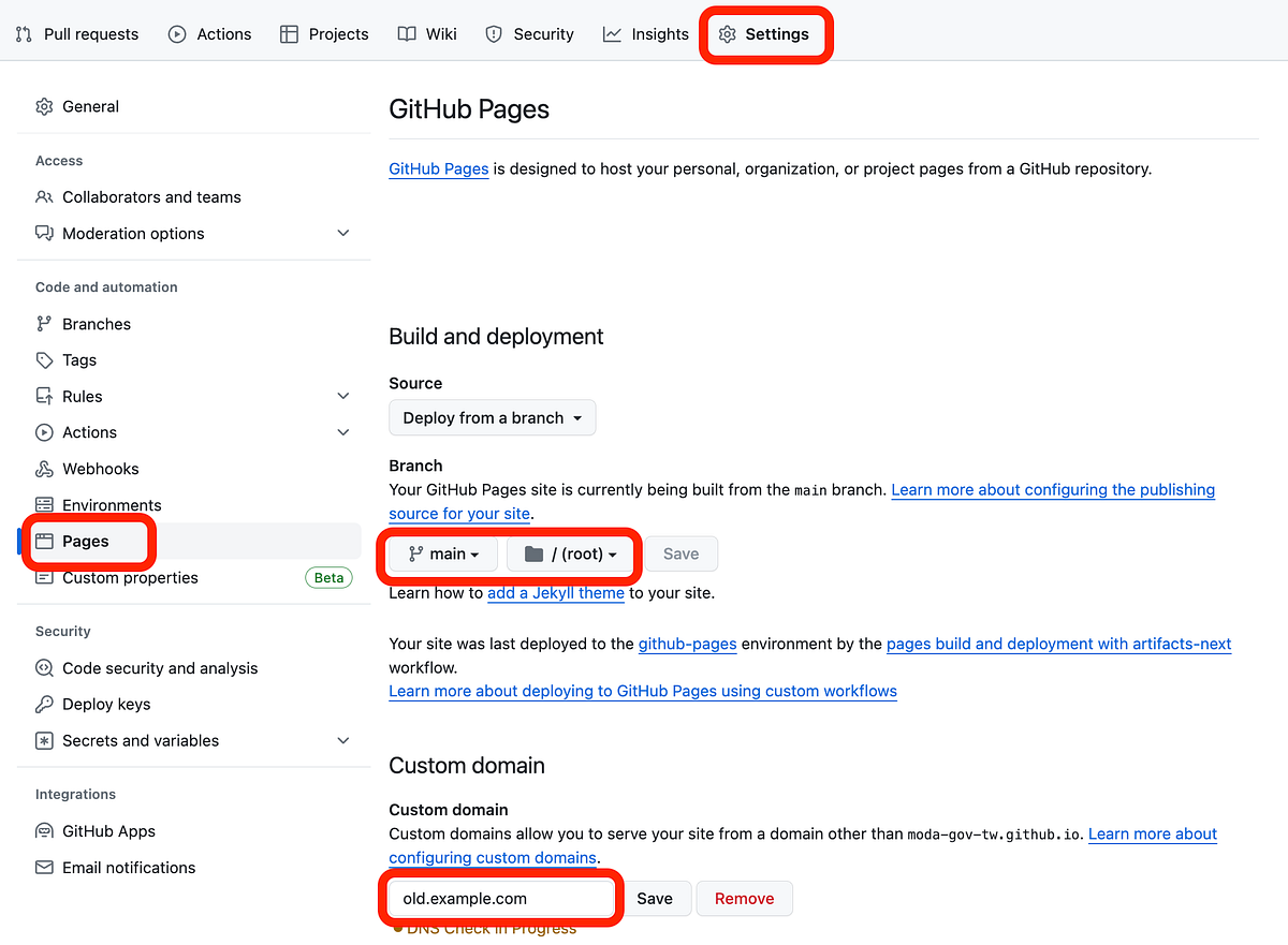 用 Github Pages 為網站做網域跳轉 - 周詳程式筆記 - Medium
