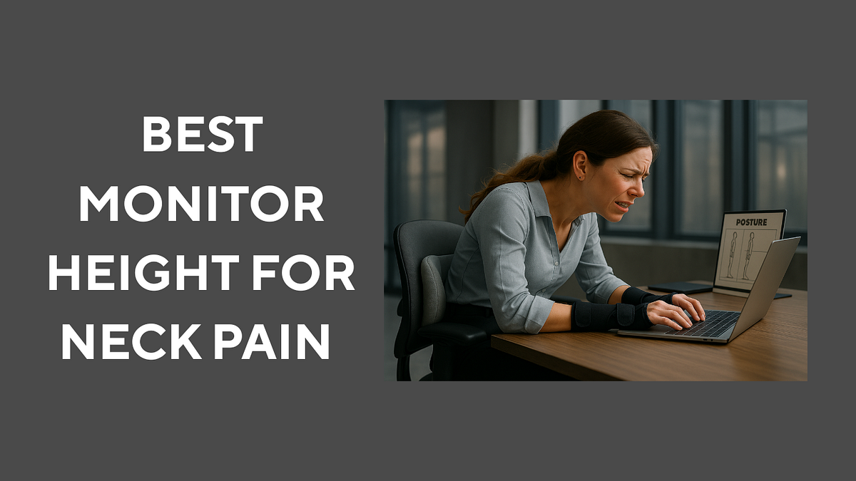 Best Monitor Height for Neck Pain | by Todd Bowen | Medium
