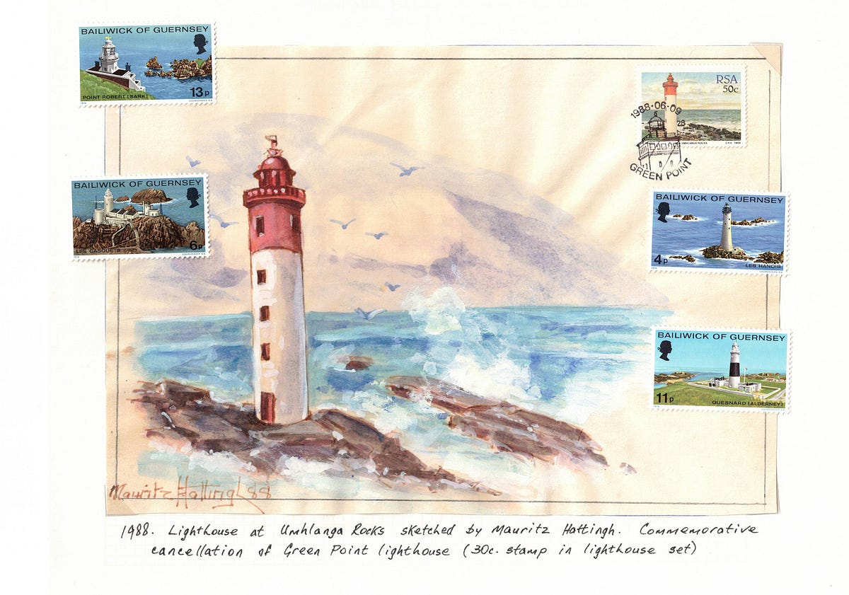 Lighthouses On Postage Stamps. January is National Hobby Month —… | by ...
