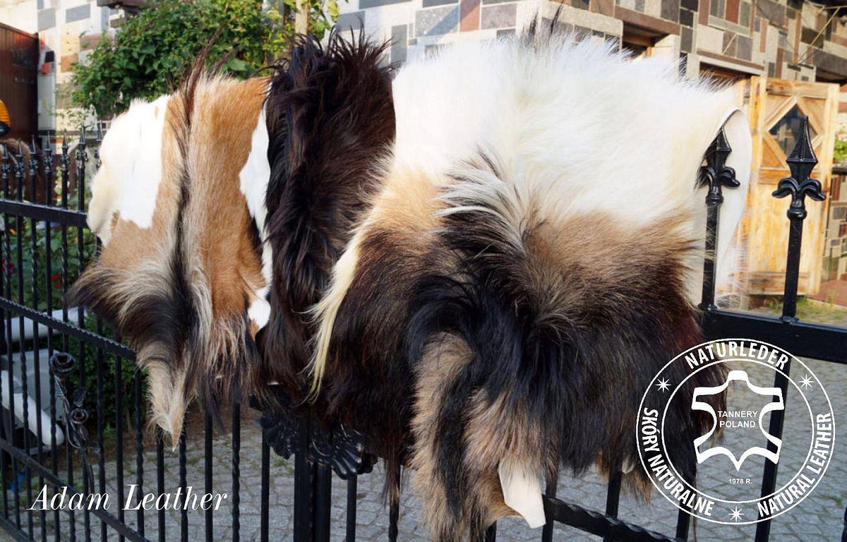 African, goat, wild boar and other animal skins! - Adam Leather ...