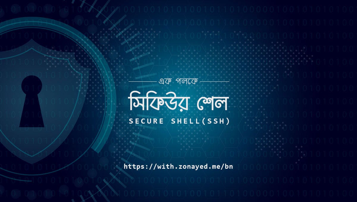 এক পলকে সিকিউর শেল Secure Shell (SSH) — পর্ব ১/২ | by Zonayed Ahmed | প্রোগ্রামিং পাতা | Medium
