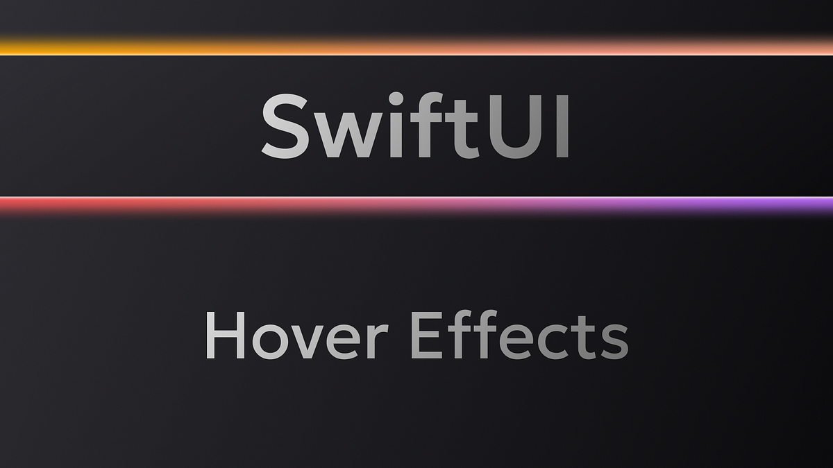 Mastering Hover Effects in SwiftUI: From iPadOS to visionOS | by Alican Tarım | Medium