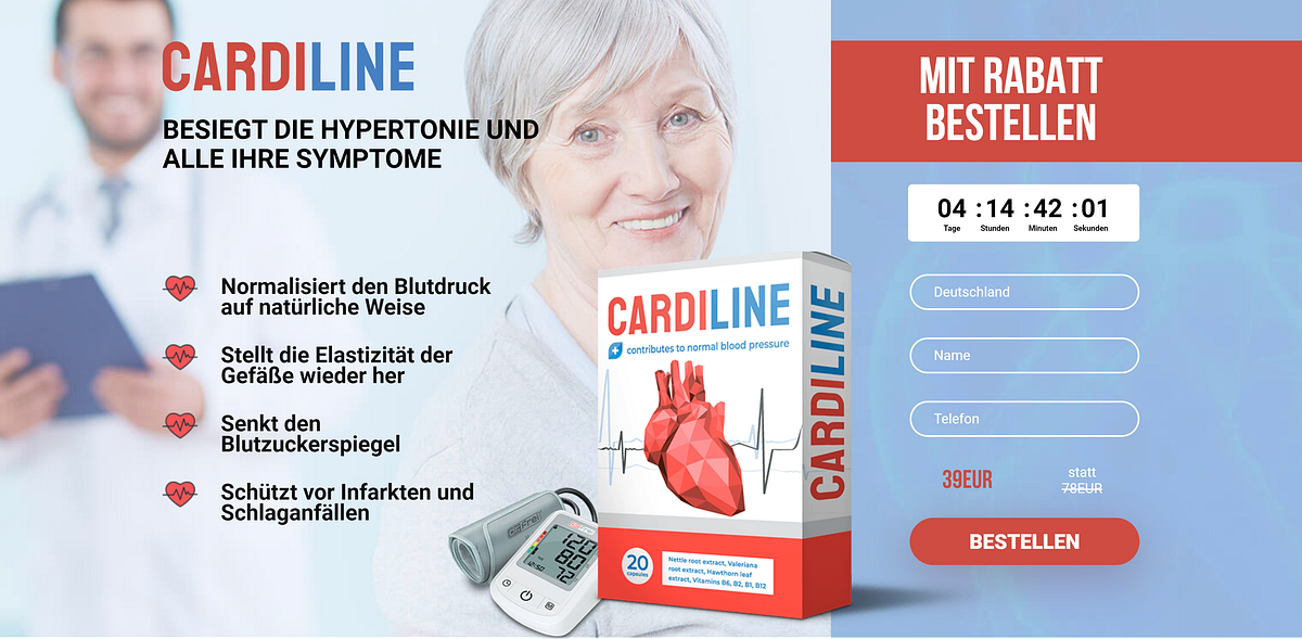 Cardiline — wirksame Behandlung von Bluthochdruck, wo zu kaufen, wie ...