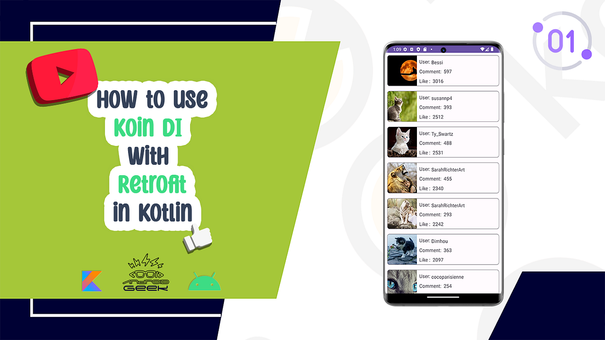 Part 1- How to use Koin DI with Retrofit in Kotlin | by Rey | AndroidGeek.co | Medium