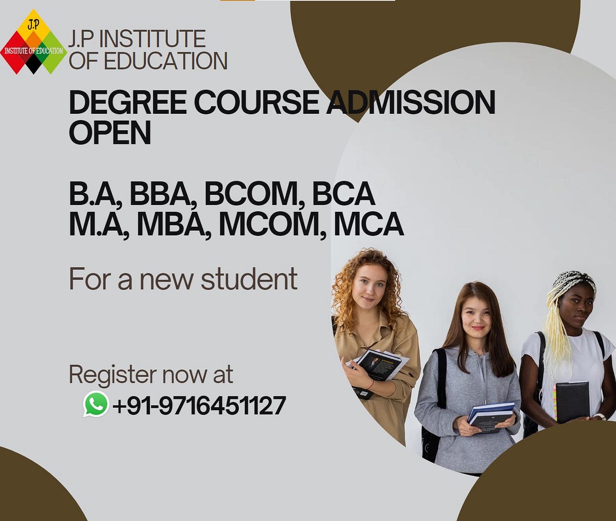 BA, BCOM, BBA, ADMISSION IN SOUTH DELHI | by Jpinstituteofeducation | May, 2024 | Medium