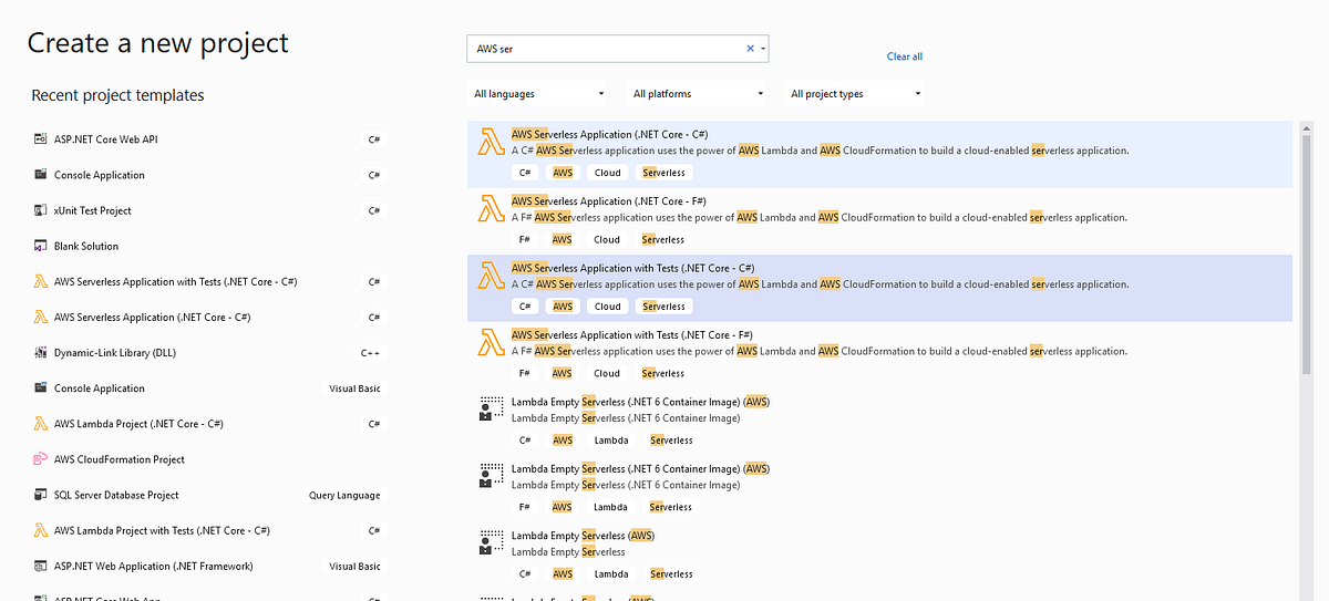 ASP.NET Core Web APIs with AWS Lambda | by Sreedhanya Vinayachandran | Medium