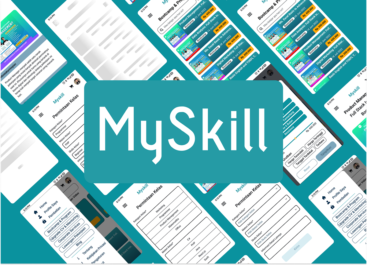 Revamp Myskill Website to Mobile App — UX Case Study | by Muhammad Reza ...