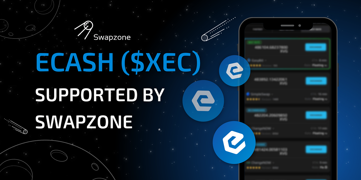 How to Swap eCash (XEC) with the Lowest Fees in 2023 | by Swapzone | Coinmonks | Medium