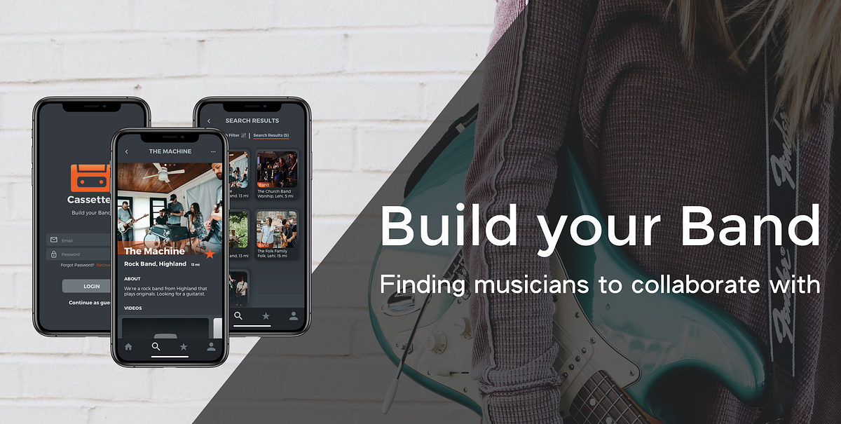 Building a Band for Musicians-A UX Case Study | by Stacy Martinez ...
