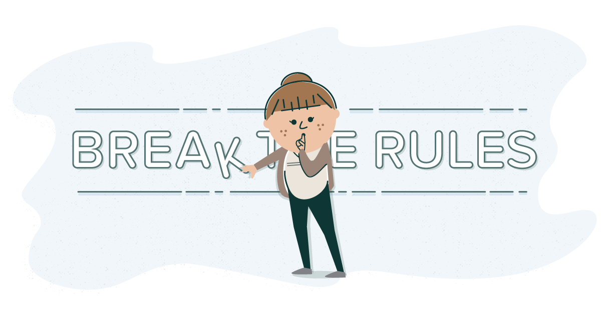 Breaking The Rules Clipart