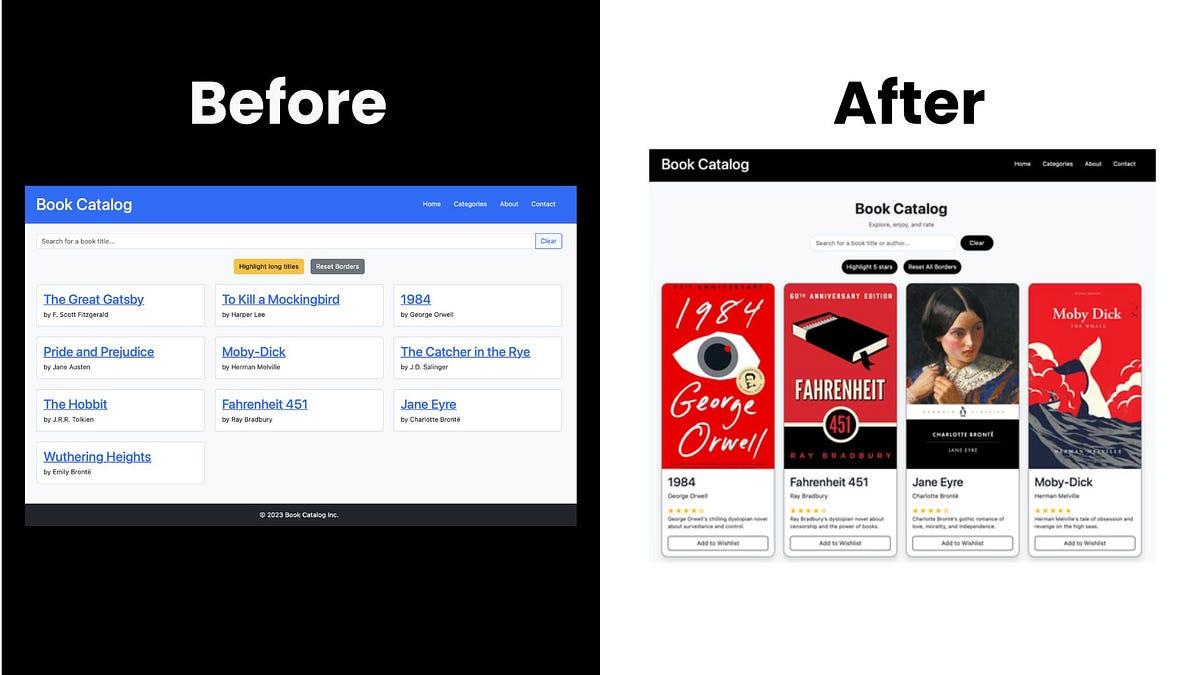 Designing for Discoverability: A Bookstore UI/UX Makeover | by Tao Chen ...