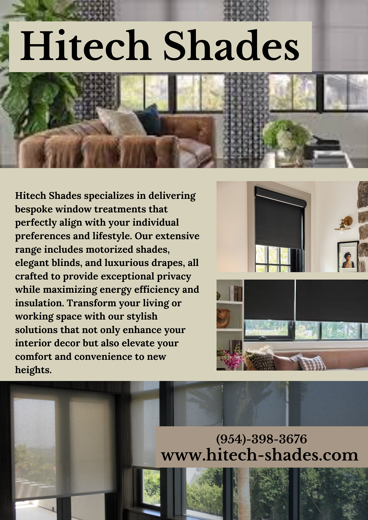 Upgrade Your Windows with Our Custom Shades & Blinds - Modern Blinds ...
