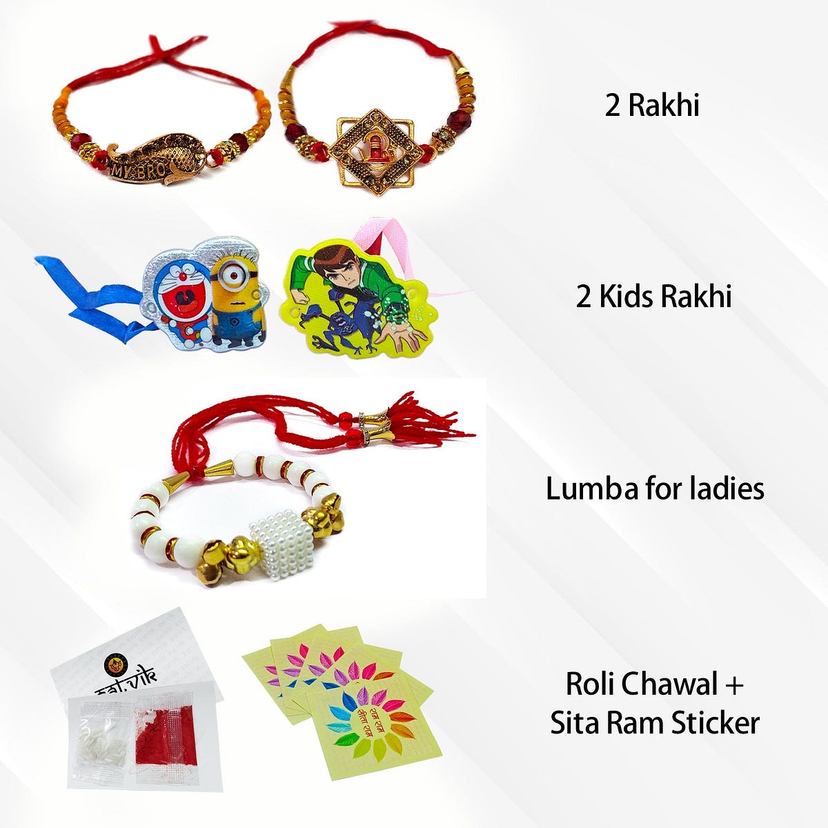 Family Rakhi Set with Loomba & Kids Rakhi | by Satvikstore | Medium
