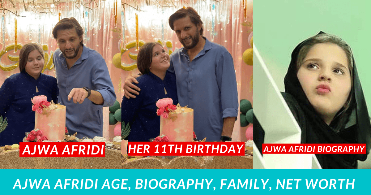 Shahid Afridi With His Four Daughters