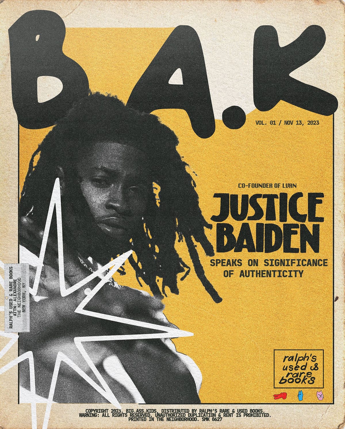 Justice Baiden Speaks on Significance of Authenticity | by Big.Ass.Kids ...