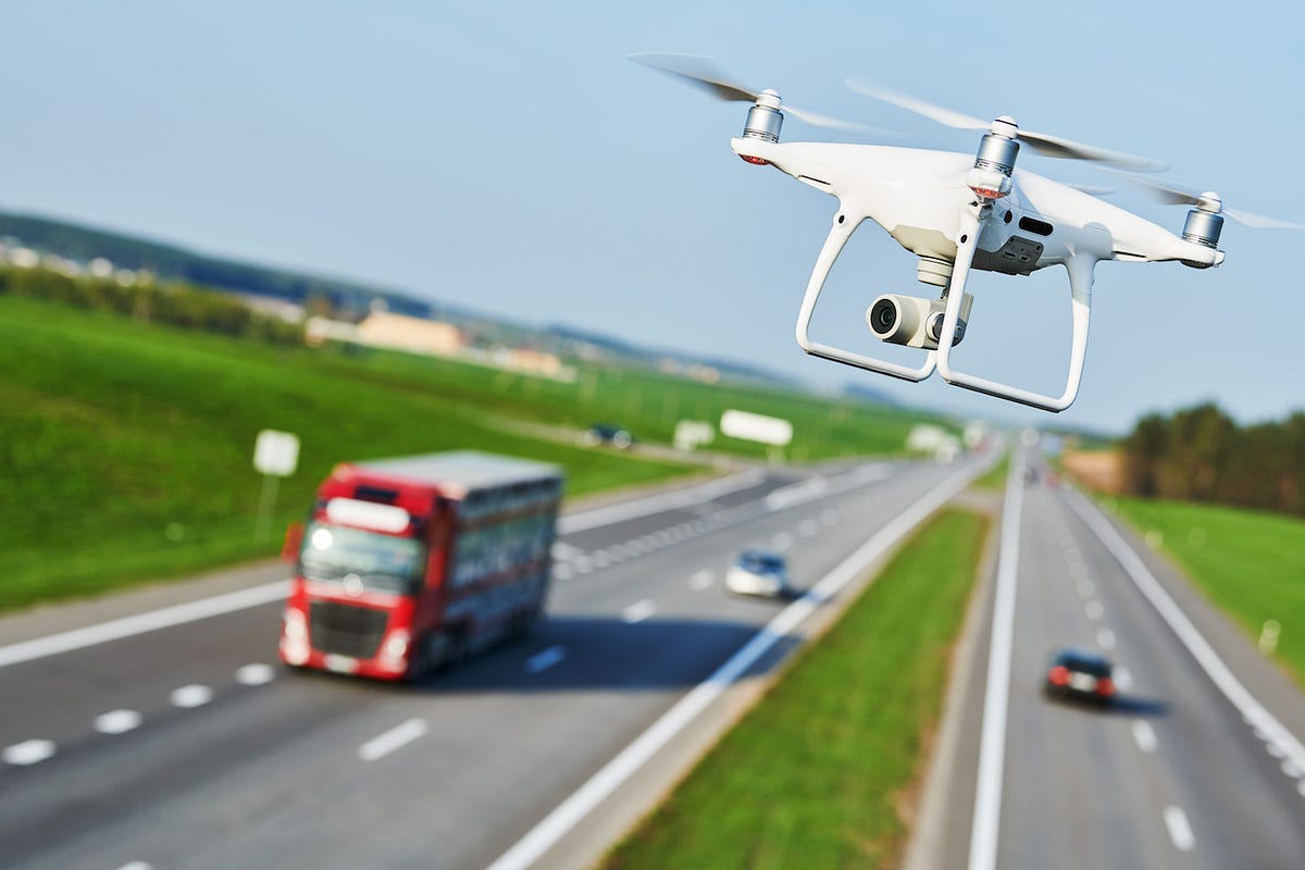 Drones hover over C- infrastructure | by Purdue College of Engineering ...