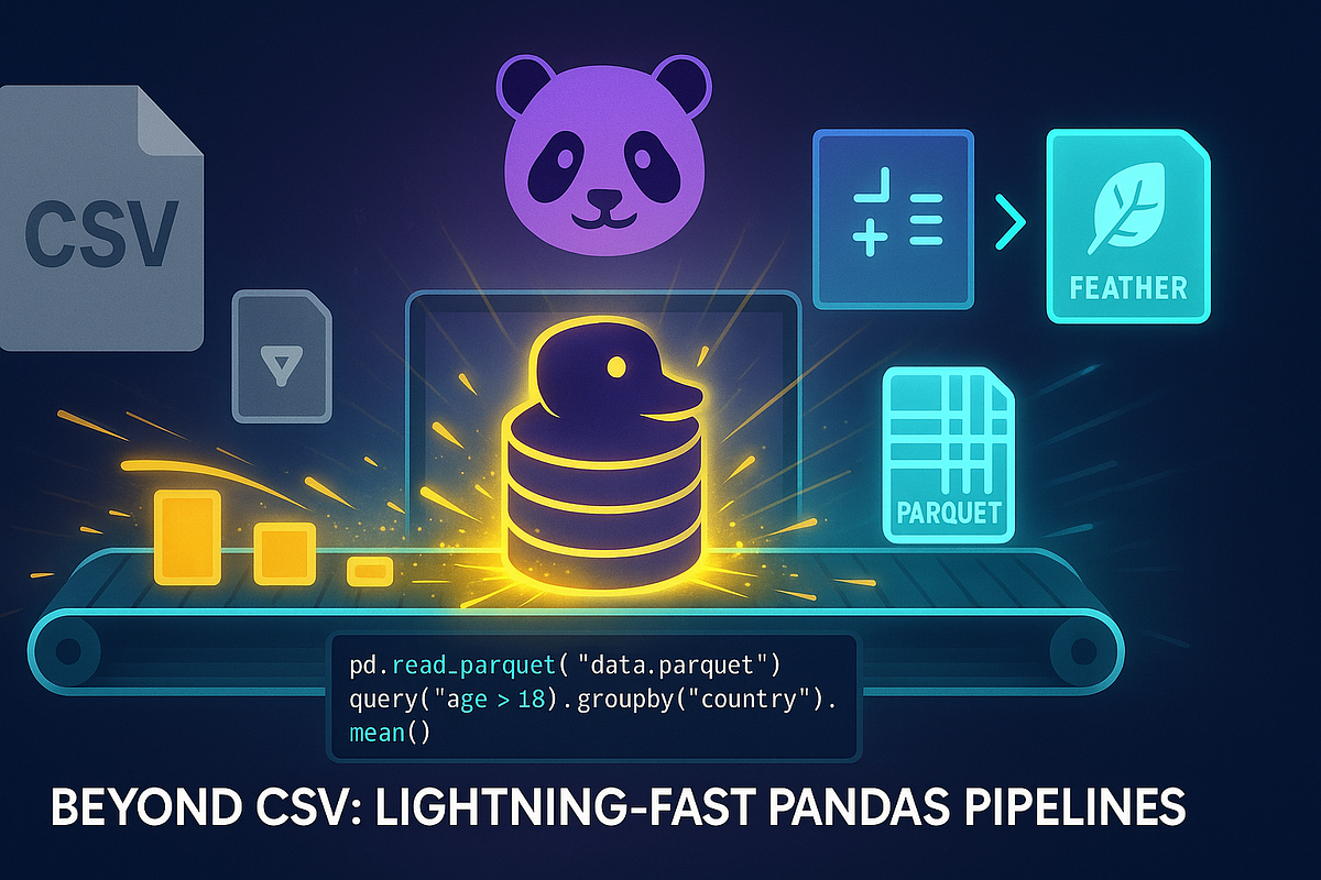 Faster Pandas: Ditch CSV for Modern Data Formats | by Hash Block | Medium